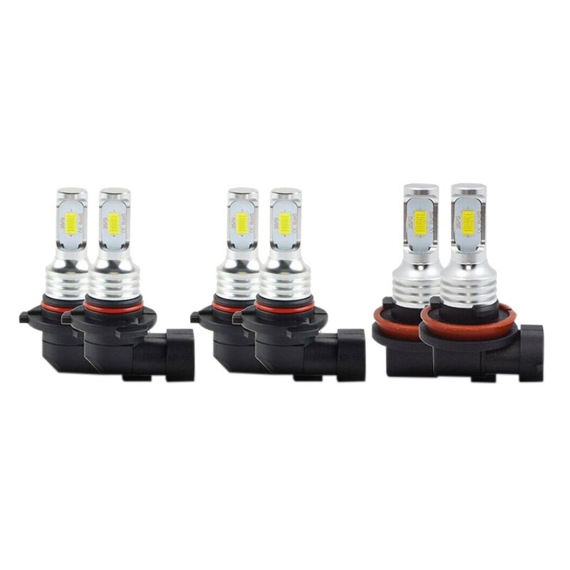 6X комбинированные светодиодные фары противотуманные фары для Toyota Corolla RAV4 H11 9006 9005 HID