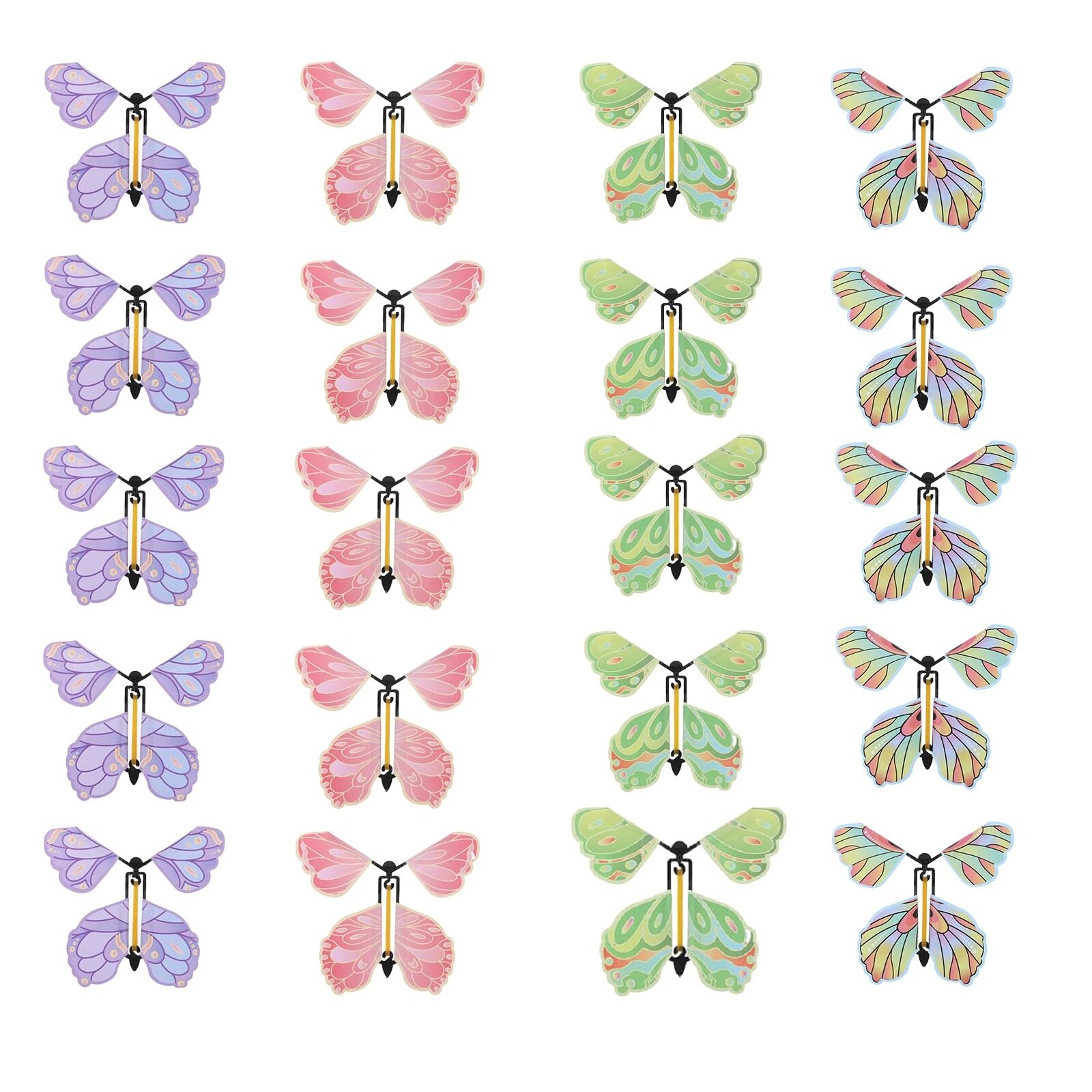 Игрушка магический летающий бабочка, материал корпус пластик + крылья бумага, размер 11*12cm, не подходит для самостоятельной игры детям до 3 лет