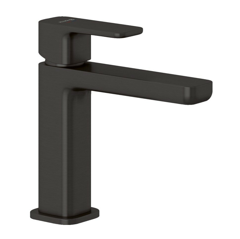 Смеситель для раковины KLUDI RENON 42288N275 (черный, L-12,5 H-11)