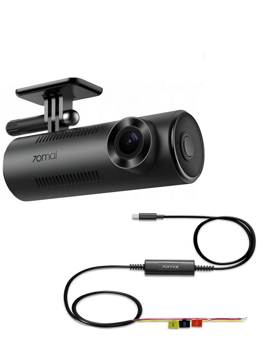 Видеорегистратор 70mai Dash Cam M310 Plus Global + HWK UP03, Wi-Fi, G-сенсор, угол обзора 130°, черный