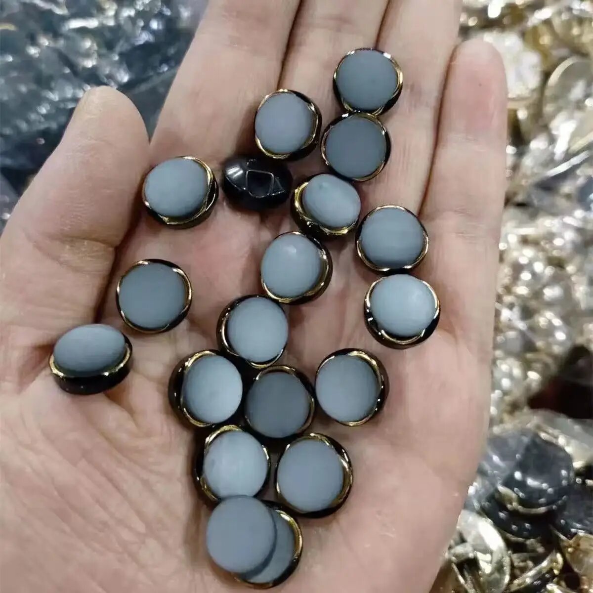 6 шт, пуговицы круглой формы из матовой смолы для одежды, женское пальто, рубашка, манжеты, сделай сам, вышивка, швейные аксессуары, пуговицы 12 мм