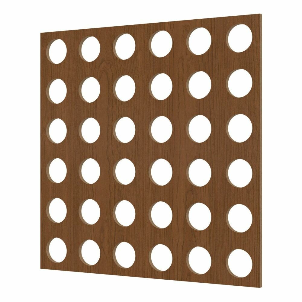 Перфорированная Панель Cosca Форо 16 ХДФ Орех В2070хШ930 мм / Коска.