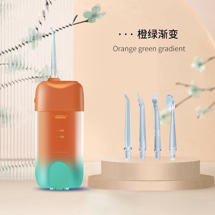 Кросс-бордерный электрический зубной флоссер для дома, портативный телескопический резервуар для воды, ультразвуковой удалитель зубного камня, водонепроницаемый очиститель полости рта, стоматологический очиститель