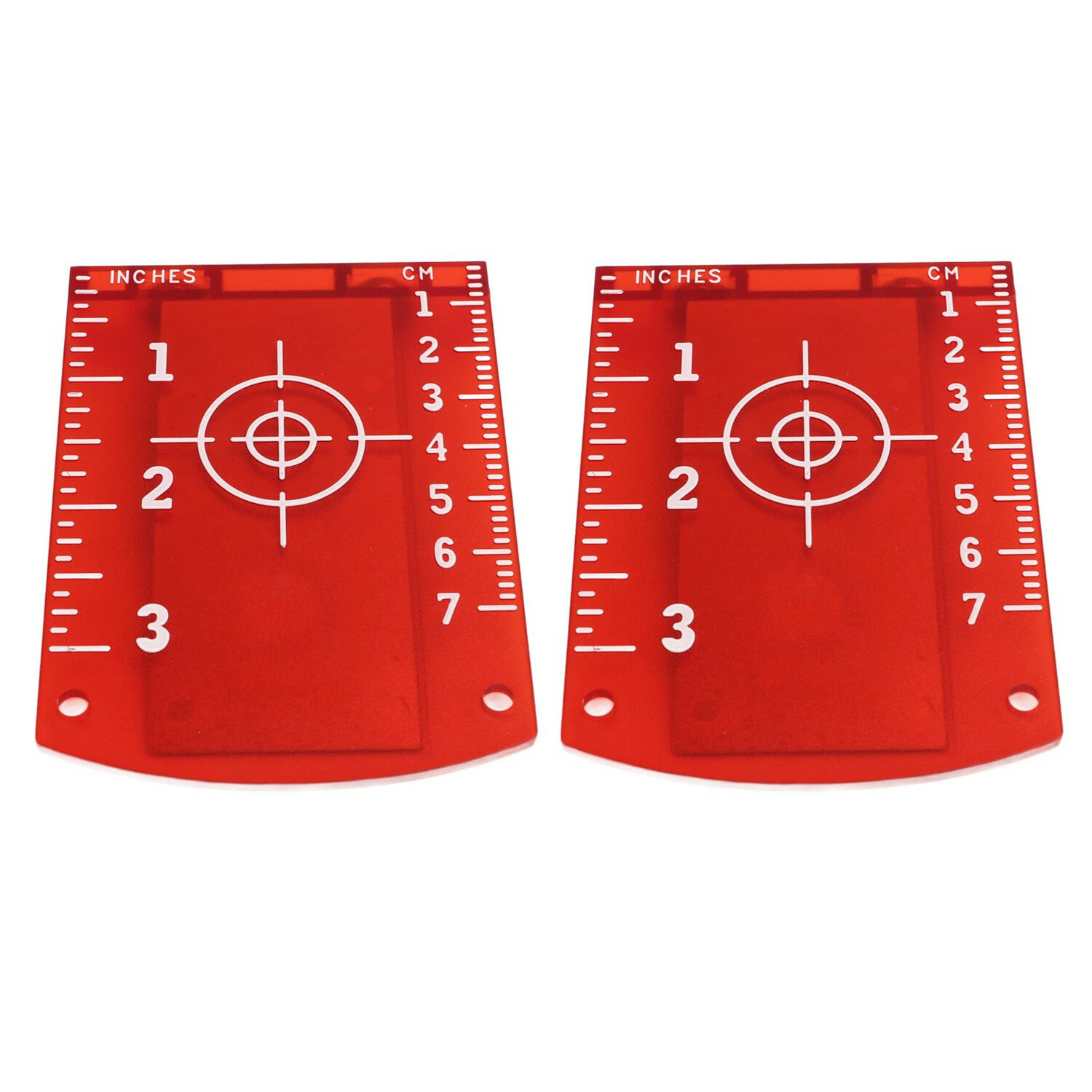 Магнитная Мишень: 2 Шт. Инфракрасный Отражатель Для Высокой Видимости В Ярком Свете - Стабильное Крепление Настенная Мишень Для Лазерных Уровней С Двойной Шкалой Для Быстрых Измерений