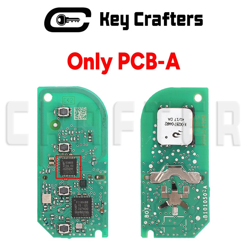 Ключ Crafters N5F-ID21A Оригинальная печатная плата 434 МГц ЧИП ID49 Умный автомобильный ключ для BMW G серии 3 5 6 7 X3 X5 X7 G01 G02 G08 G30 G31 G32 G38 Only PCB A, Korea 433.92MHZ
