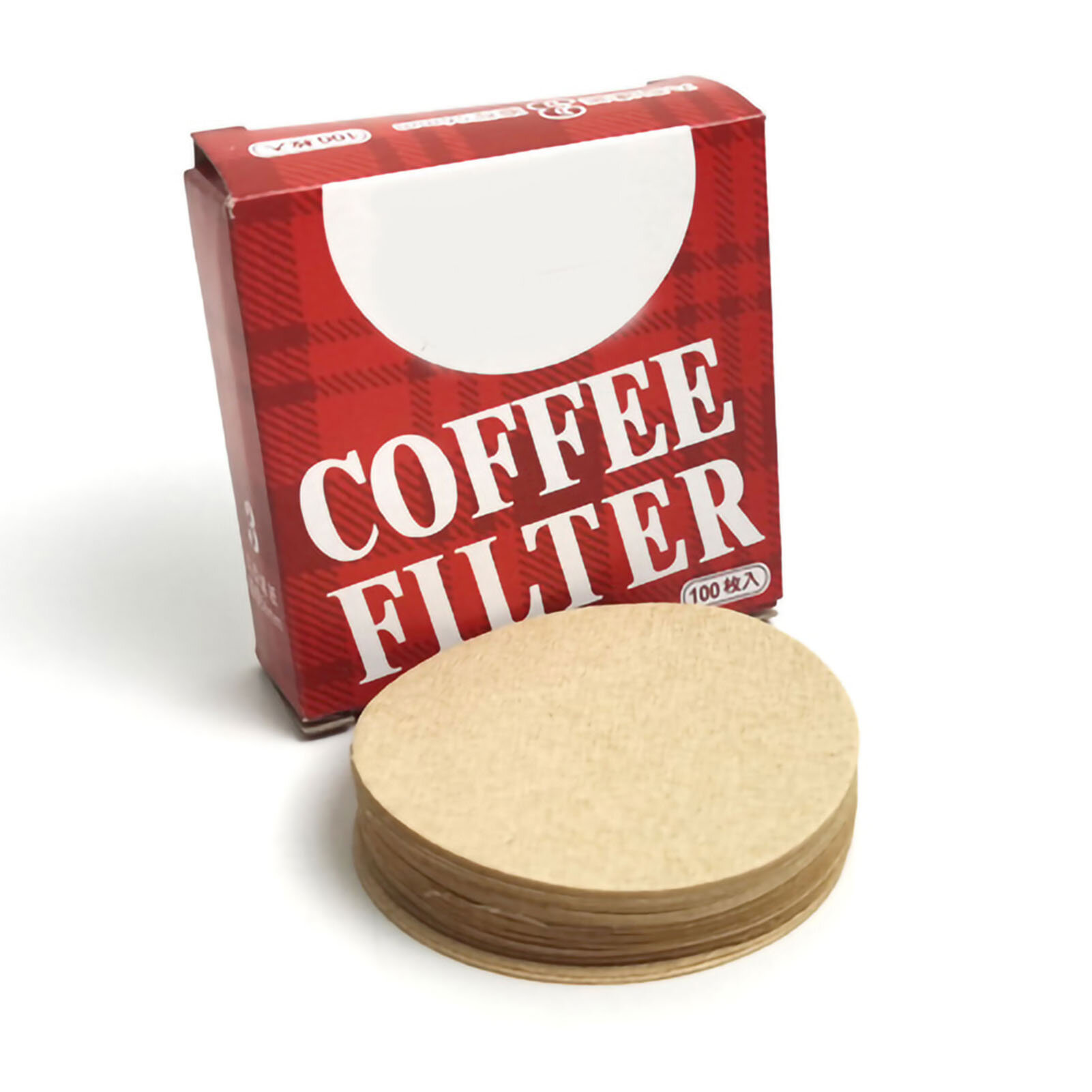 100 шт. фильтровальной бумаги для кофе, круглые фильтры из хвойной древесины, аксессуар для приготовления кофе в домашних условиях, для офиса, номер 6