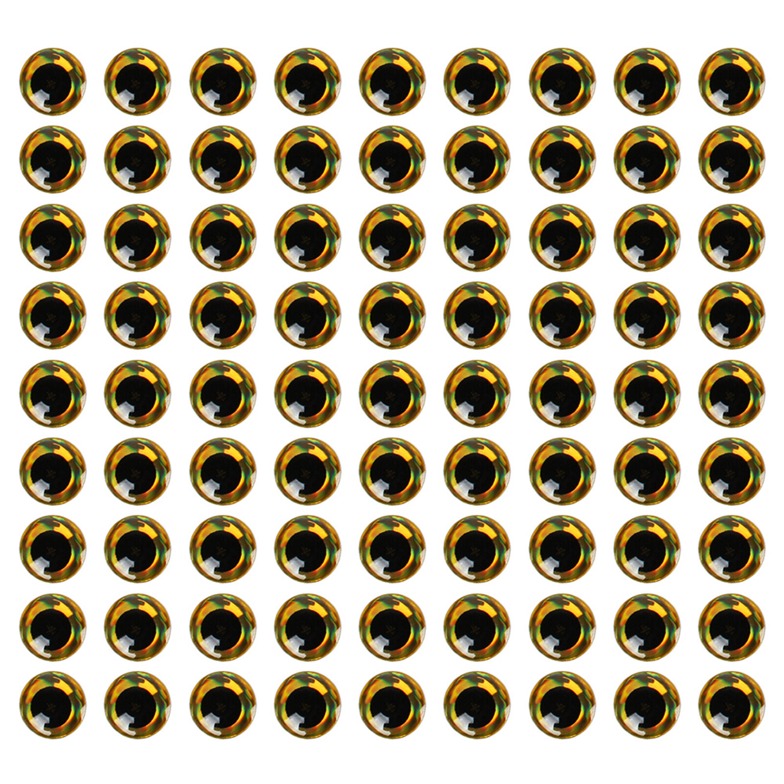 100 штук 3D Эпоксидные Рыбацкие Глаза Зрачок для Создания Рыбацких Наживок Привлекающих Птиц Лепестков Лусок Ремесел, Диаметр 3мм 4мм 5мм 6мм 7мм 8мм 9мм 10мм 11мм 12мм, Цвет Золотой Серебряный Красный