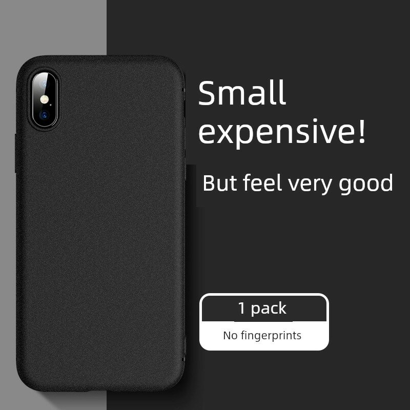 Ультратонкий матовый чехол с анти-отпечатками для iPhone XS Max с мягкой поверхностью, один комплект