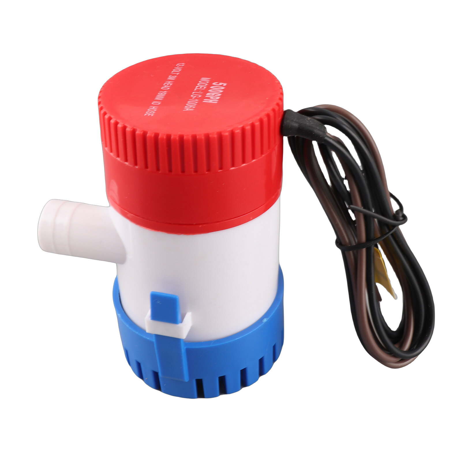 Водяной насос Blige 12 В с выходным патрубком 3/4 дюйма, производительностью 500 галлонов в час, с полуоткрытым рабочим колесом, для лодок, морской техники, автодомов.