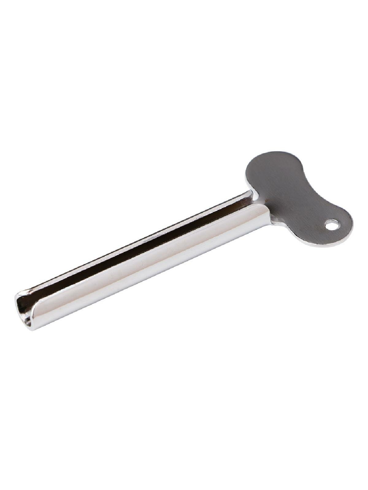 Металлическая соковыжималка для зубной пасты в форме ключа