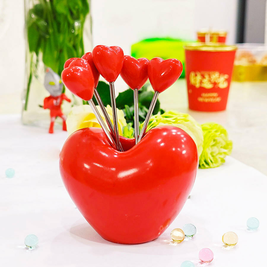 Вилка для фруктов из нержавеющей стали креативная домашняя Западная вилка для торта Десертная Вилка Подарочный костюм