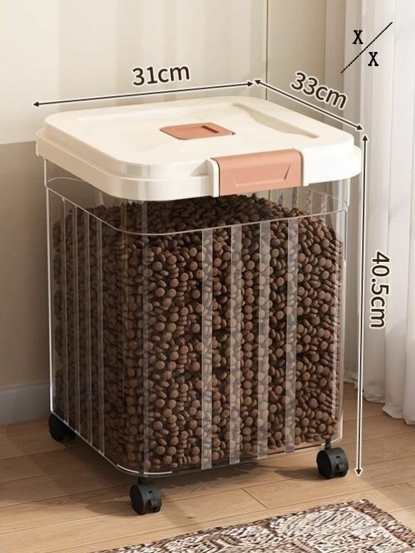 Герметичный контейнер для хранения сухого корма для животных удобный контейнер для корма кошек и собак