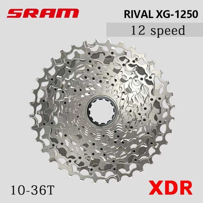 Кассета свободного хода SRAM RIVAL XG-1250 12 скоростей 10-36T, XDR