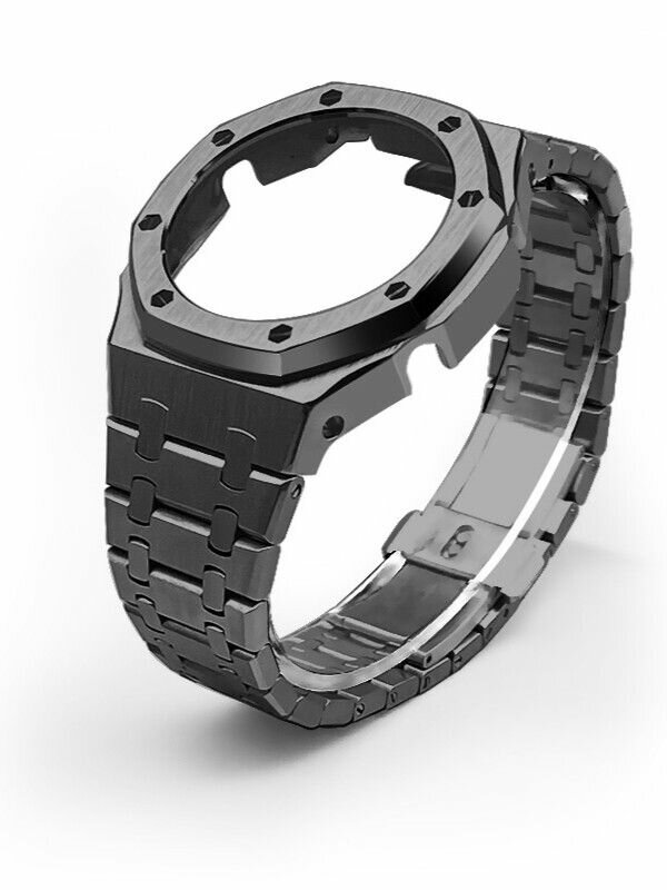 Gen4 Комплект модификации для Casio GA2100 GAB2100, металлический браслет + рамка ободка корпуса для GA2110 из нержавеющей стали
