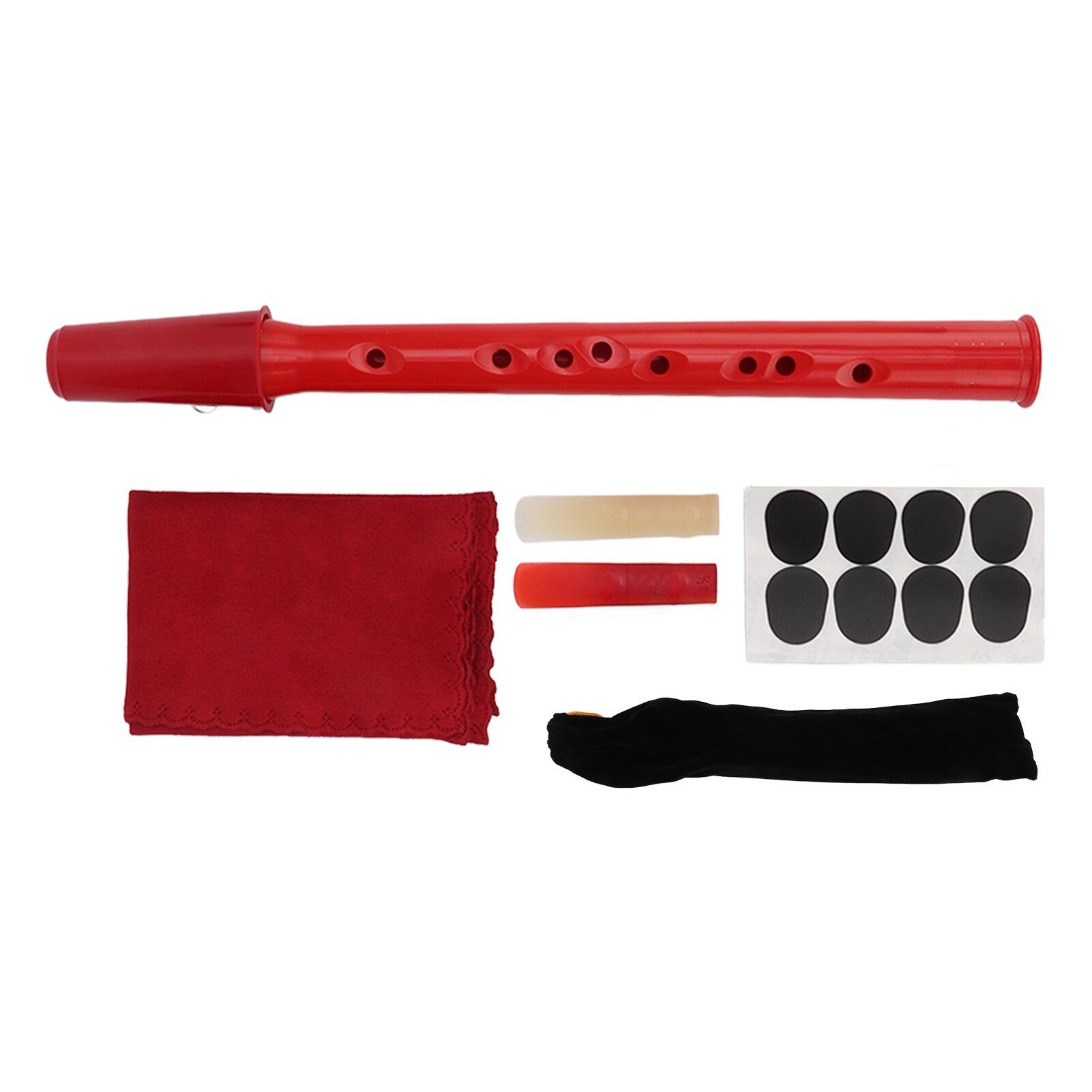 Карманный саксофон, мини, портативный, удобный для игры и переноски, музыкальный инструмент, красный