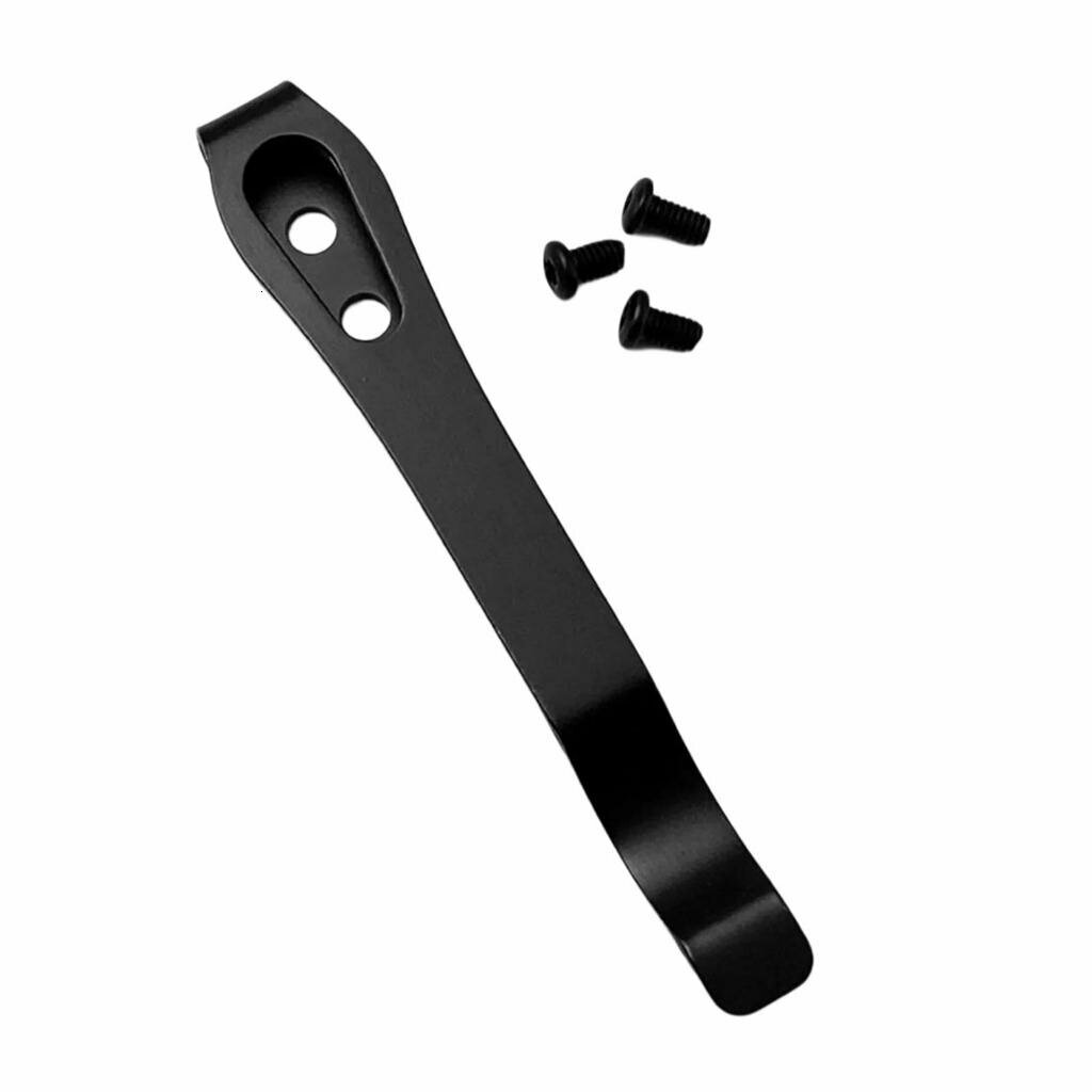 Металлический зажим с фиксатором для тактического снаряжения, Черный