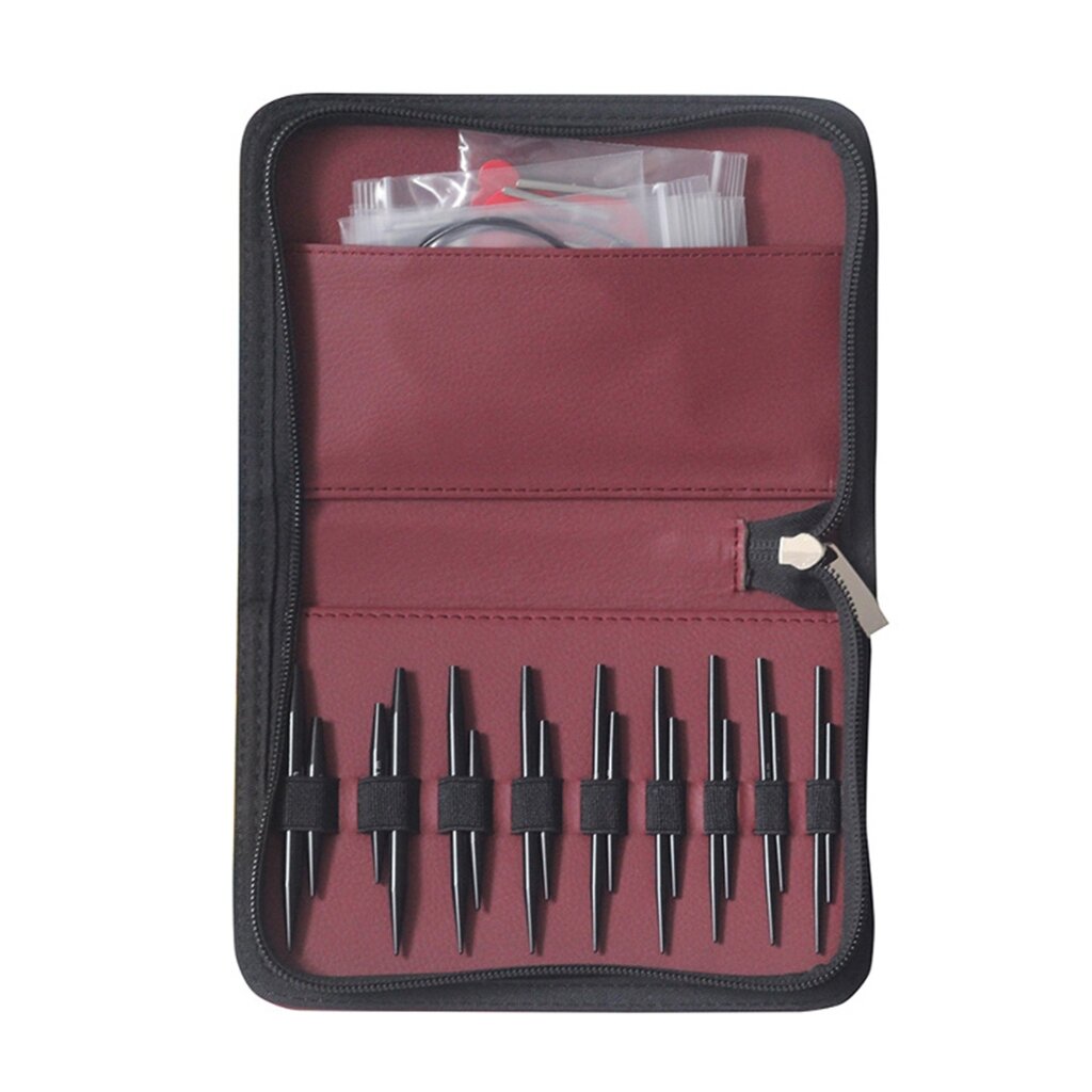 Набор Круглых Спиц Для Вязания Практичная Вязальная Игла Сменный Размер Круглой Иглы 3 мм-6 мм Крючок Для Вязания Крючком