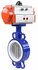 Затвор дисковый поворотный DN.ru WCB-316L-PTFE Ду65 Ру16, с пн. приводом SA-105