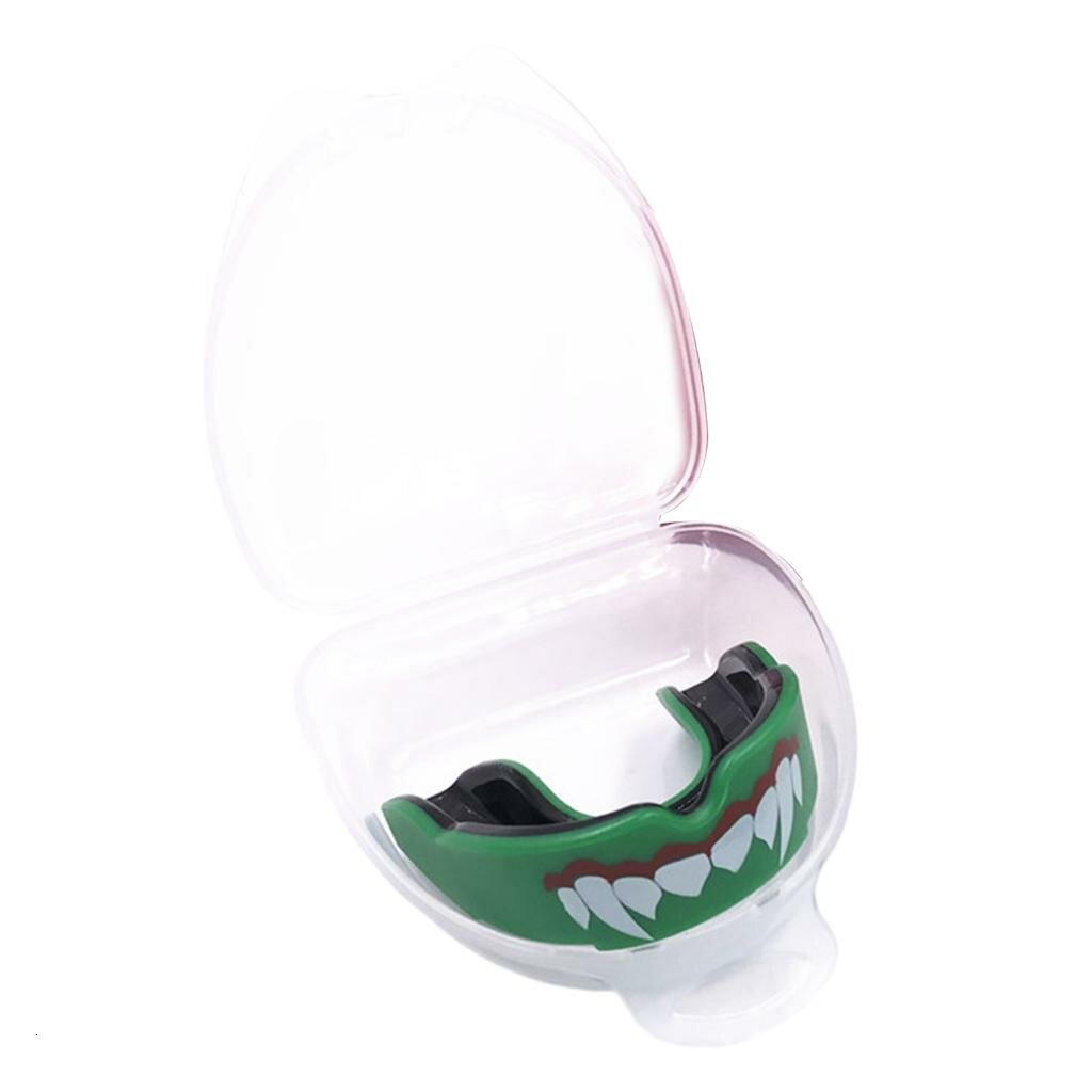 Спортивная капа для единоборств, Зеленый черный