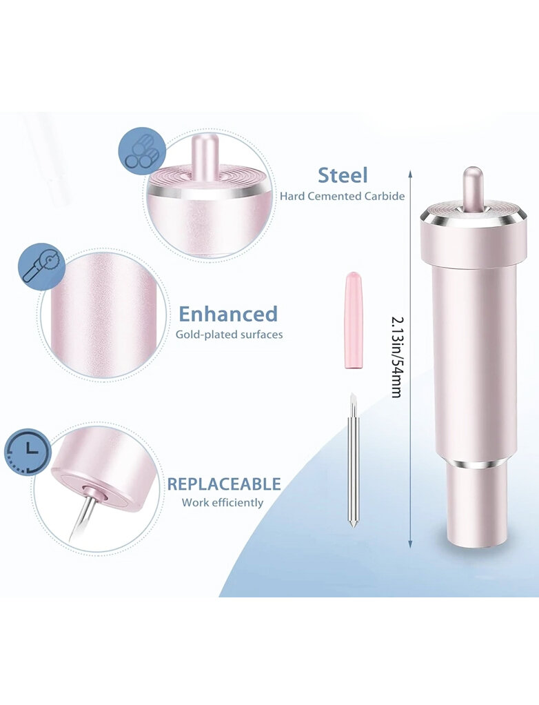 Адаптированный Держатель и Набор Глубокой резки-лезвии угол 60 (10 ножей) для плоттера Cricut One