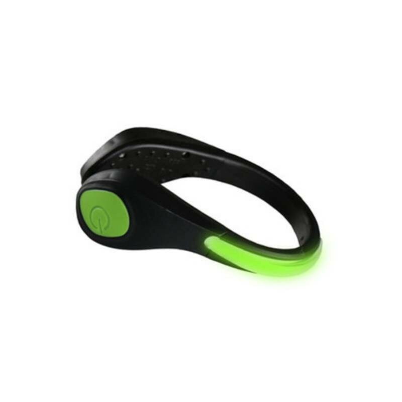 Светодиодный светильник led light shoe clip night running sports flash reflective shoe light cheer product, зеленый