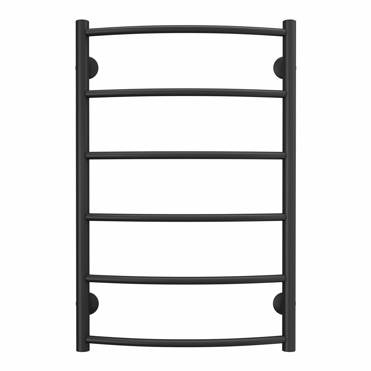 Полотенцесушитель водяной AZARIO VERONA 500/800 6 секций, нижнее/диагональное подключение, 1/2", графит (AZ83875G)