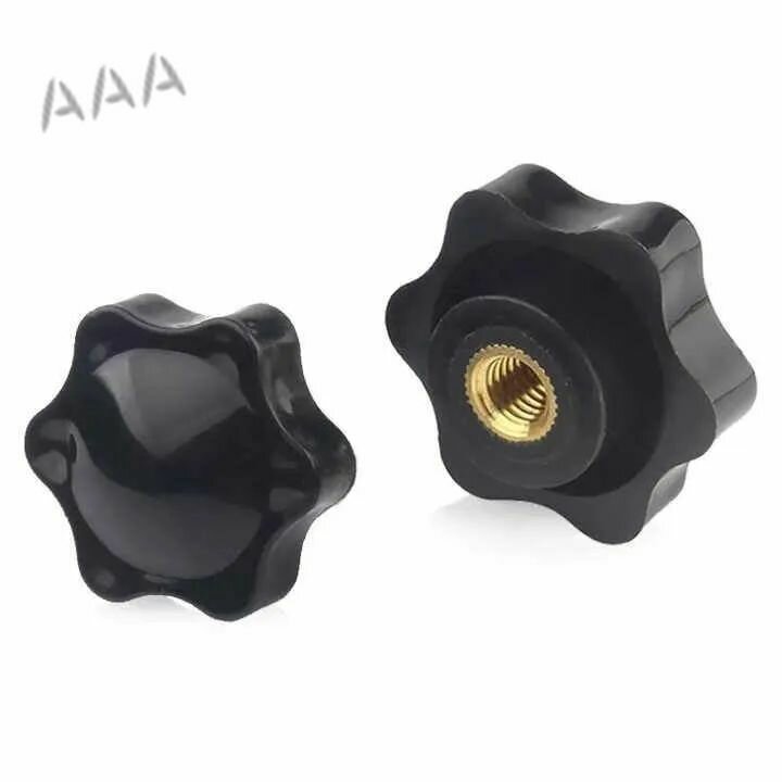 Гайка М8/фиксатор/барашек/ручка, с пластиковой рукояткой.2 шт.