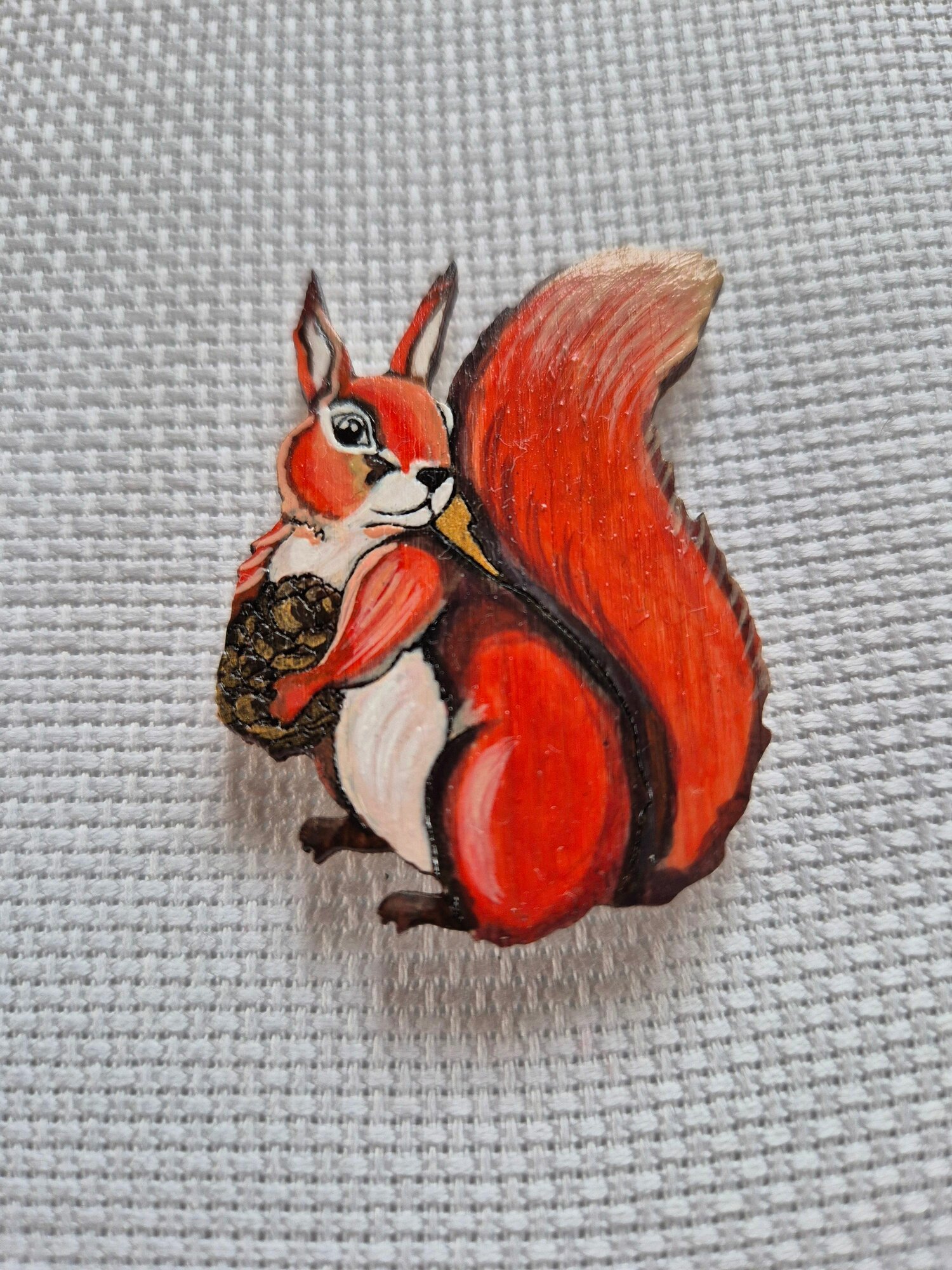 Игольница-магнит/магнитный держатель "Белка"