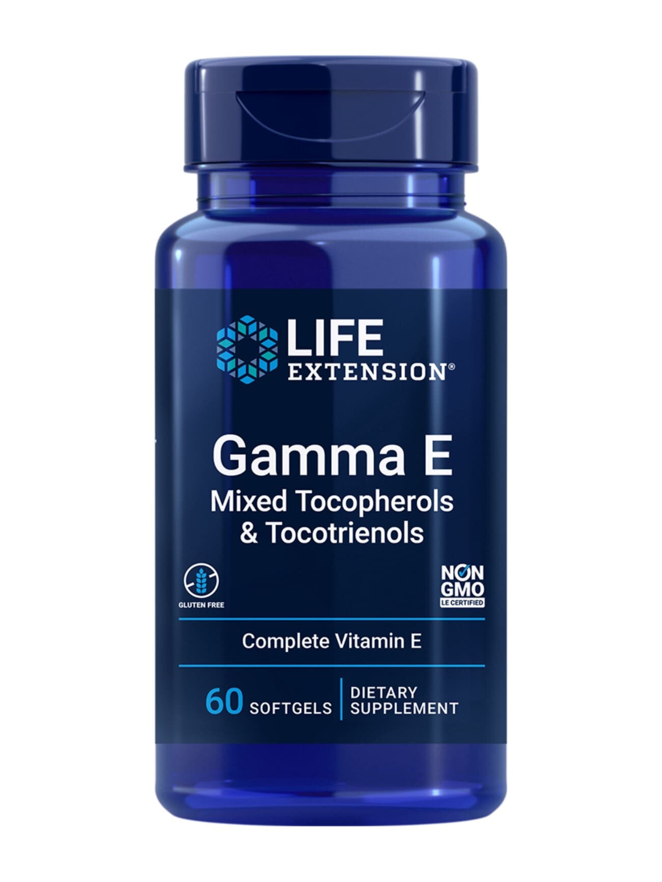 Life Extension Gamma E Mixed Tocopherols and Tocotrienols, Смешанные токоферолы и токотриенолы 60 гелевых капсул
