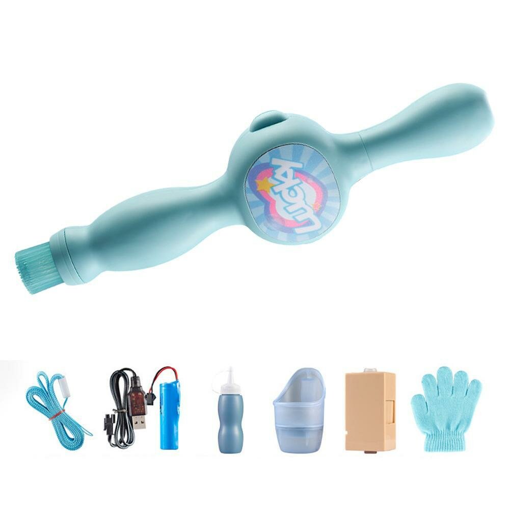 Cute Portable Bubble Machine Bubble Toys Cartoon Automatic Bubble Blower Toy Creative New Lightweight Smoke Bubble Machine Toy Birthday