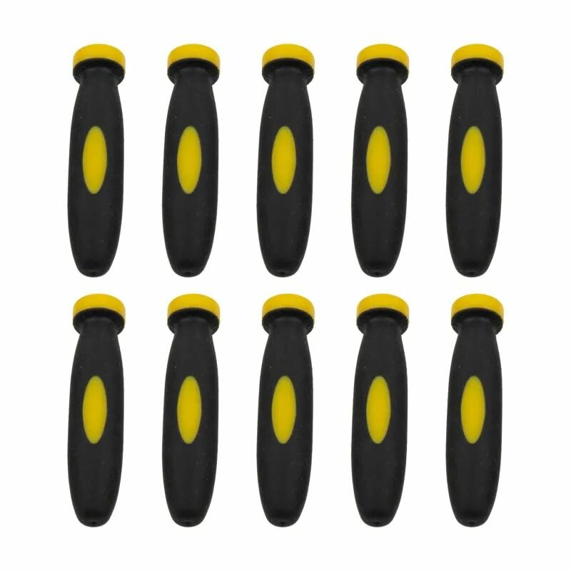 10 шт. резиновые ручки для напильников, принадлежности , диаметр отверстия 2,36 дюйма, 3 мм