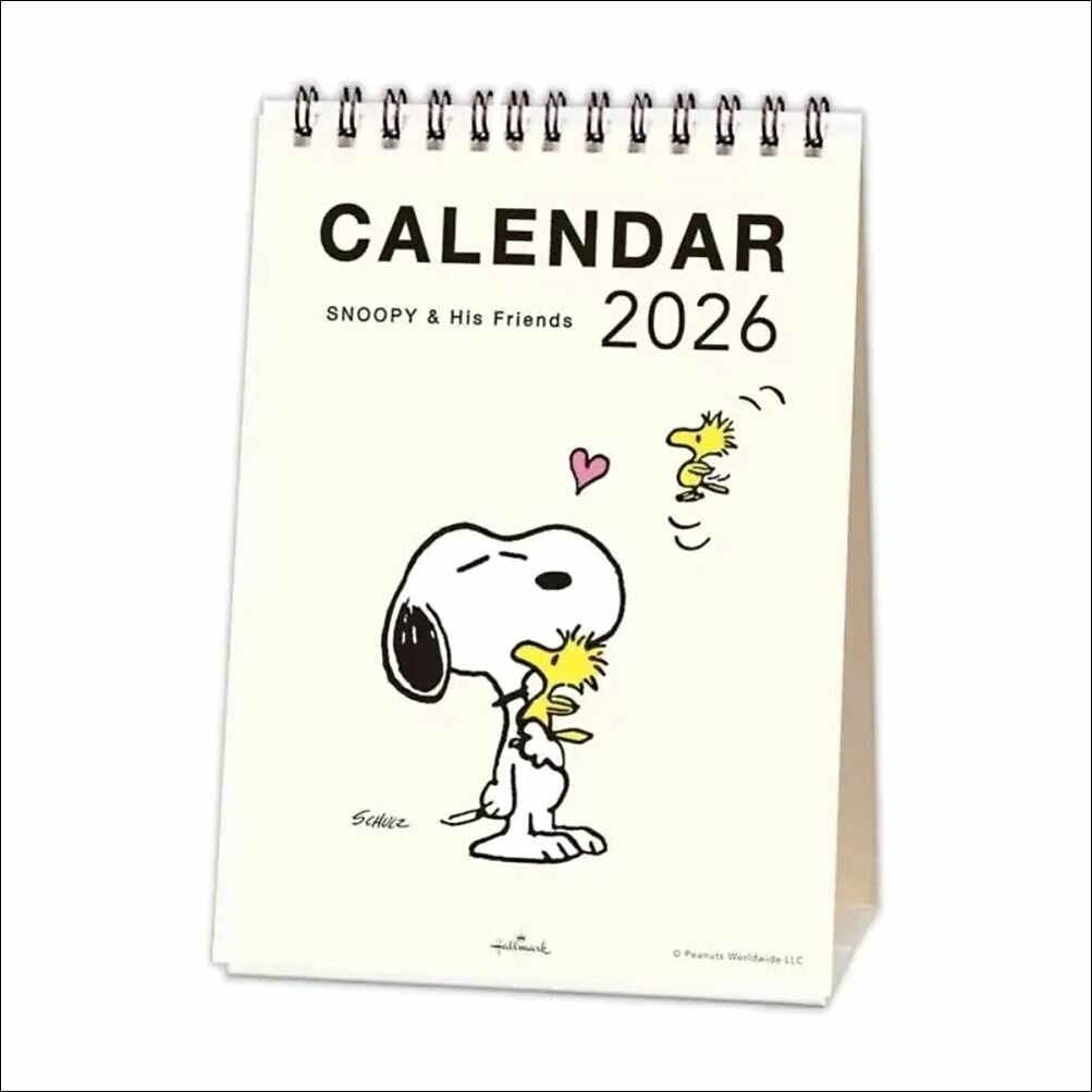 Настольный календарь на 2026 год «Снупи»Календарь стильный и креативный настольный календарь.