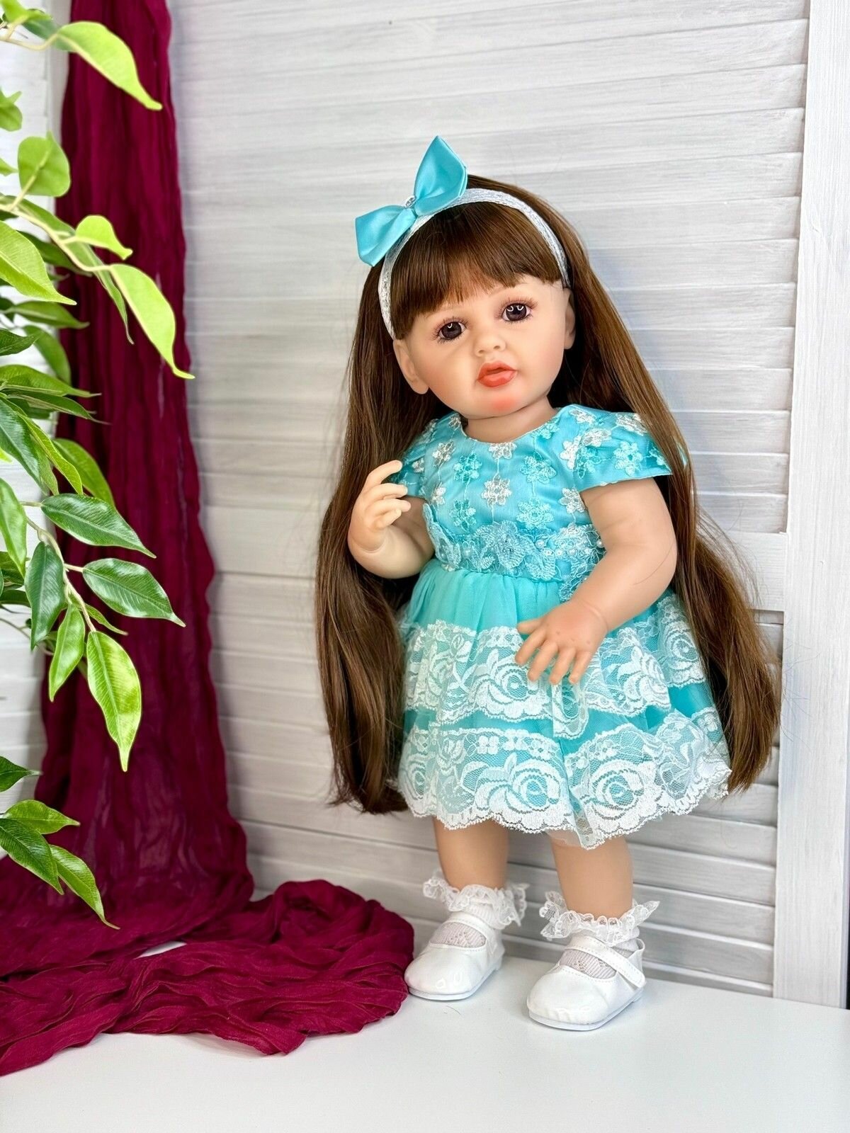 Кукла Реборн виниловая 55см (XZ-009)