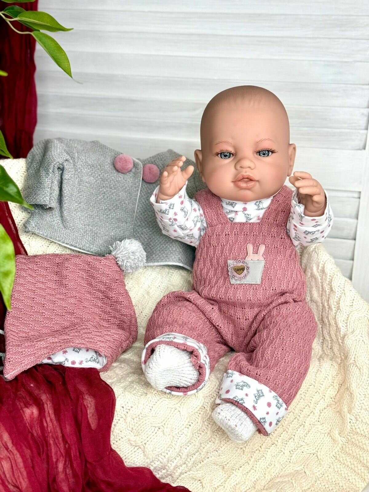 Кукла Berbesa виниловая 42см Recien Nacido