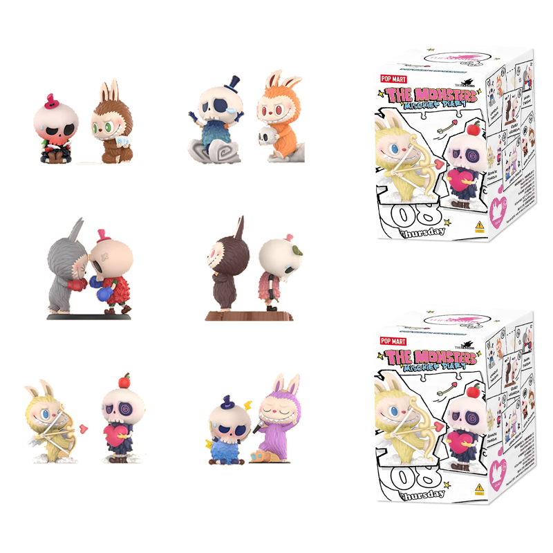 Фигурки унисекс POP MART LABUBU THE MONSTERS Проказливый Журнал, 2 шт.