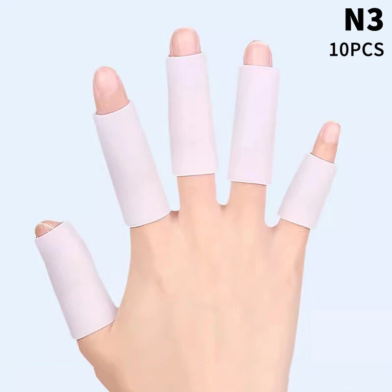 Силиконовые защитные рукава для пальцев N3, 10 шт.