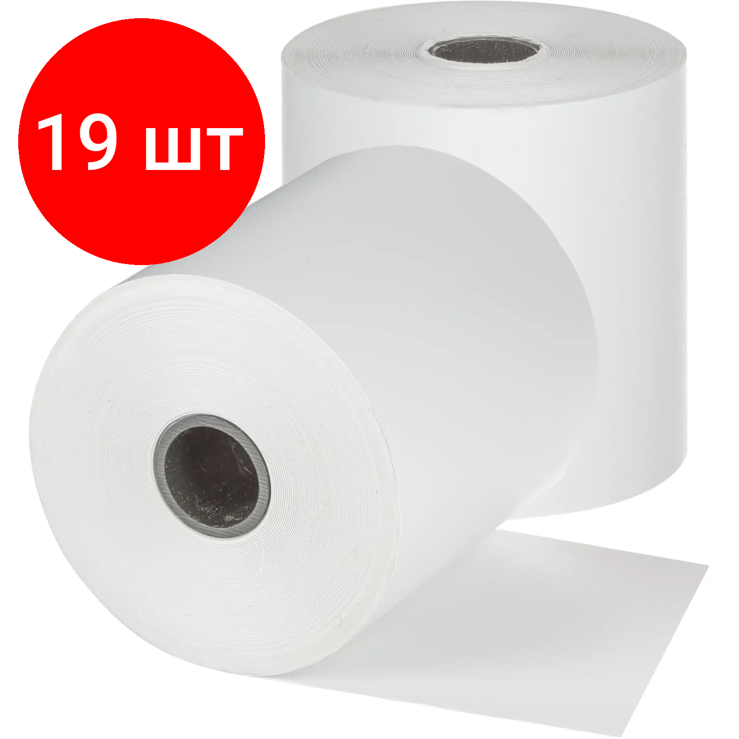 Комплект 19 упаковок, Лента регист. тепл. д/лаб. 50х30х12 (н.) Ч 4рул/уп