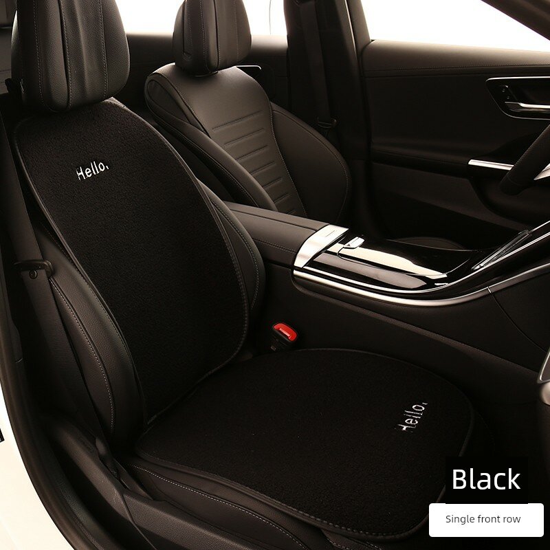 Зимняя плюшевая накидка на автомобильное сиденье, комплект из одного или трех предметов, женская накидка на