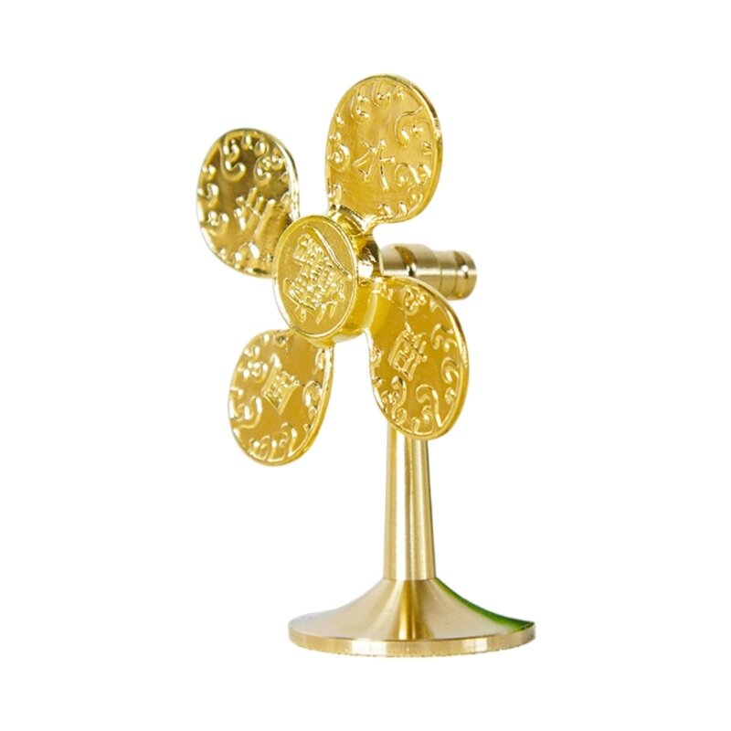 Украшение рабочего стола латунной ветряной мельницы