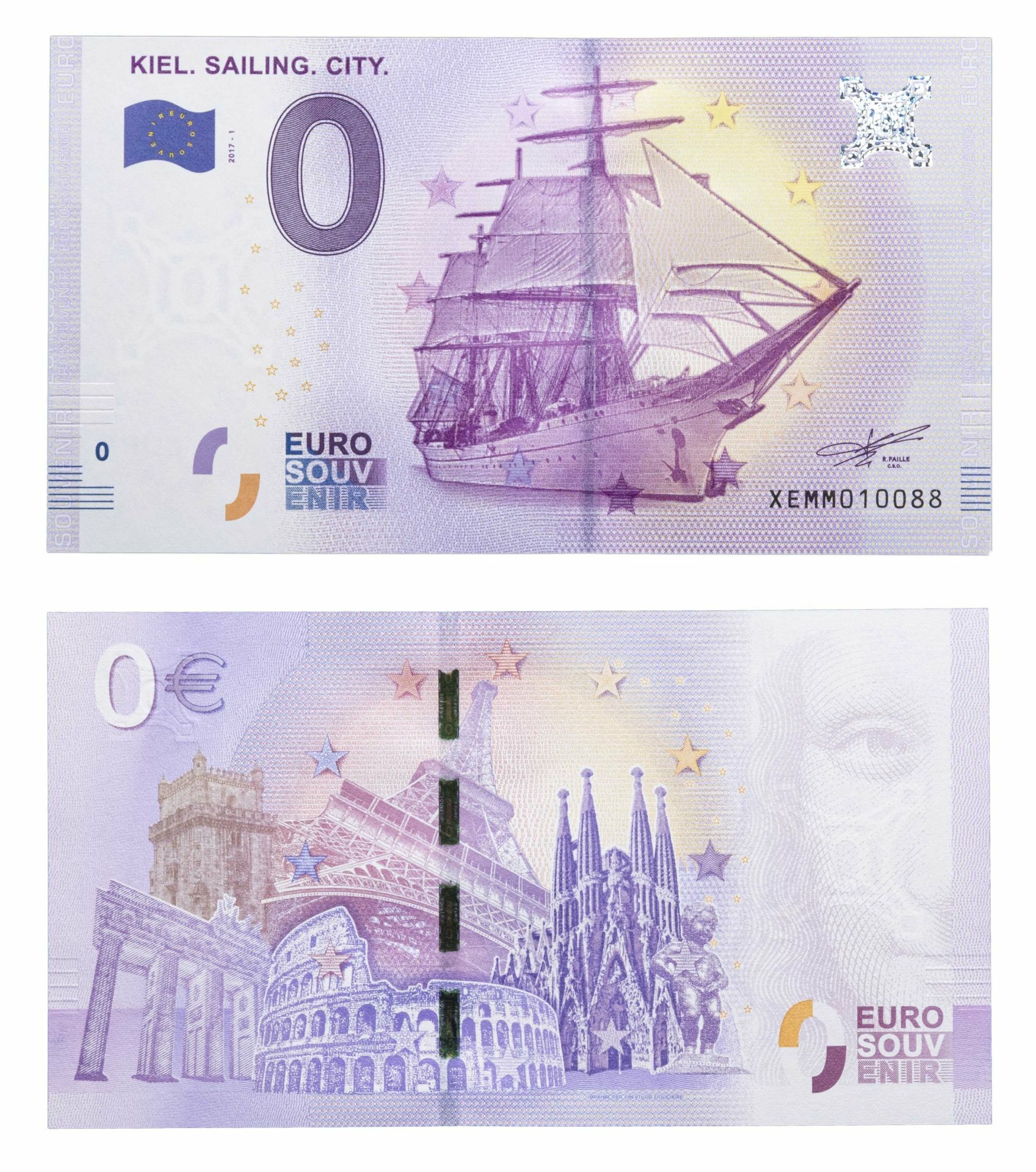 0 евро euro "Корабль"