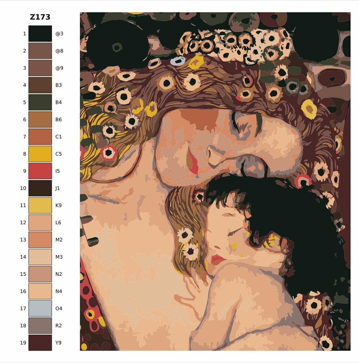 Картина по номерам BRUSHES-PAINTS Z-173