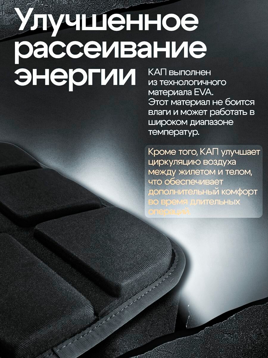 КАПы для жилета / Демпфер КАП на жилет 2 шт, EVA материал Black Hawk