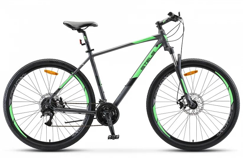 Велосипед Stels Navigator-920 MD 29" V010 16.5" Антрацитовый/зелёный