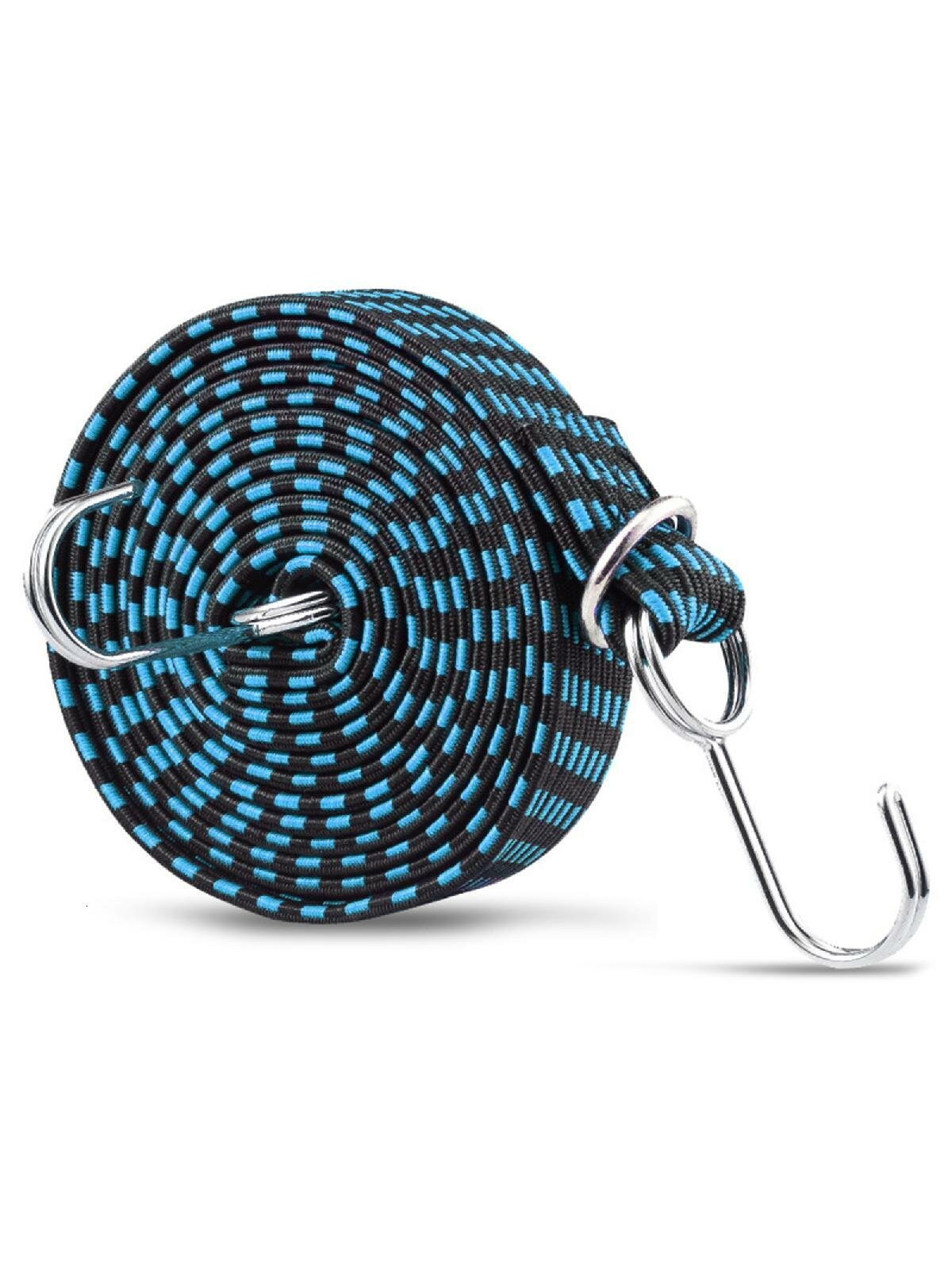 Прочный капроновый трос для крепления груза на мотоцикле, 4 метра черного и б