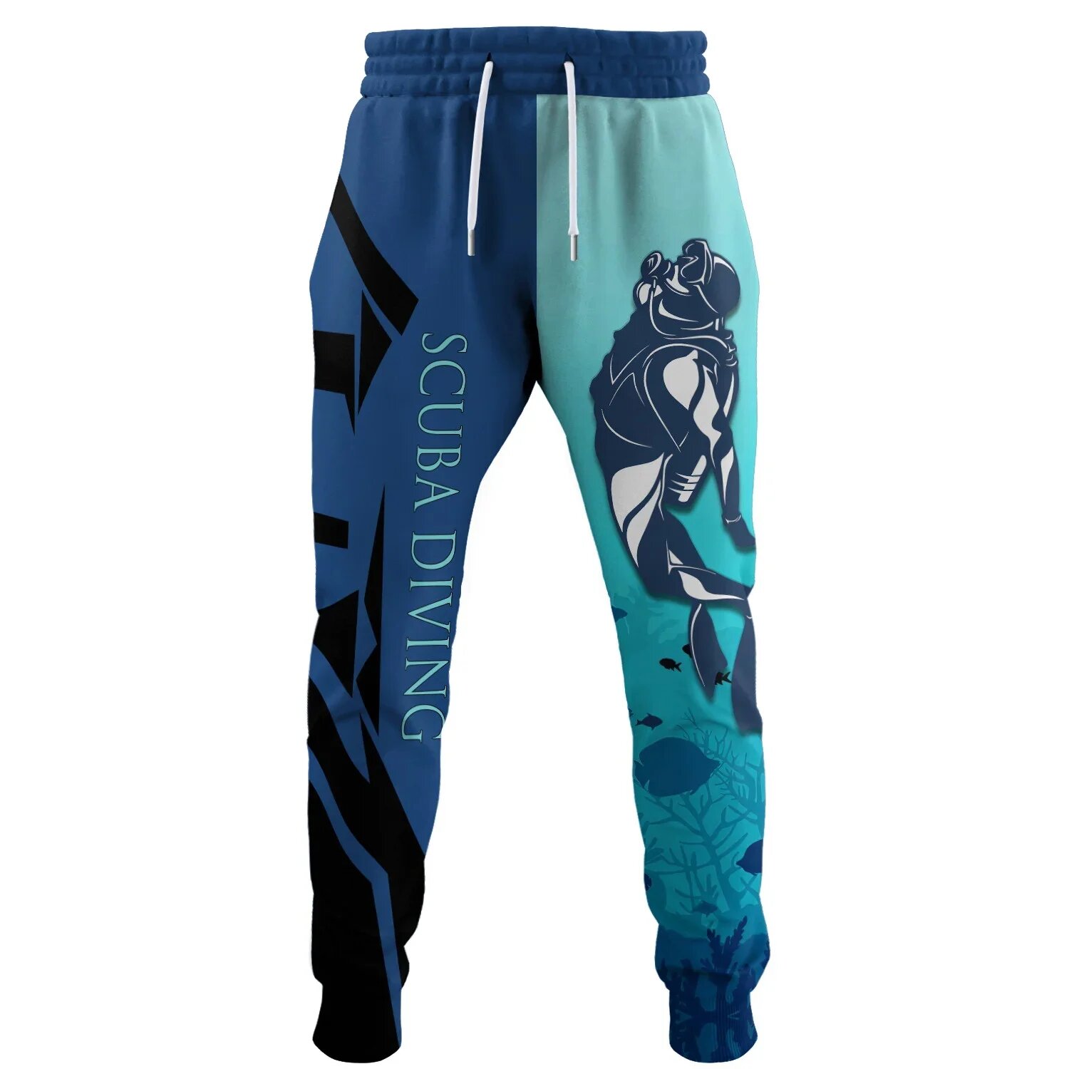Мужские брюки для подводного плавания с 3D принтом по всей поверхности, осенние модные повседневные спортивные штаны унисекс для подводного плавания MP11