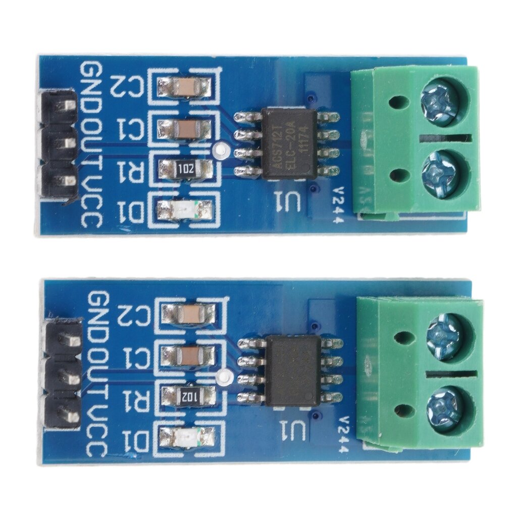 2 шт. Датчиков тока, модульных датчиков на основе эффекта Холла бесконтактного исполнения
