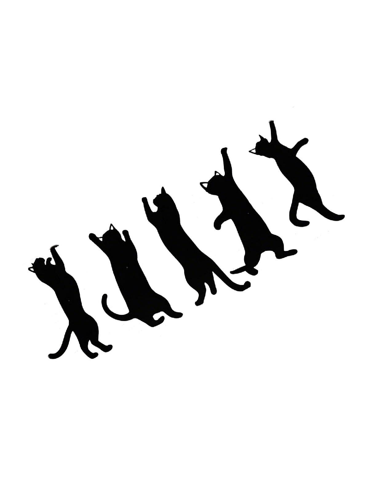 Коллекция железных закладок из 5 штук, подарок-компаньон для чтения в форме причудливых кошек