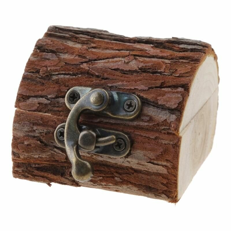 Коробка для колец деревянная ручной работы
