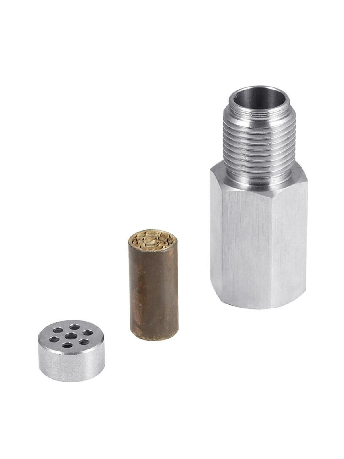 Исправить Адаптер Светоотводчиков двигателя Датчик кислорода O2 M18X1.5 Универсальный