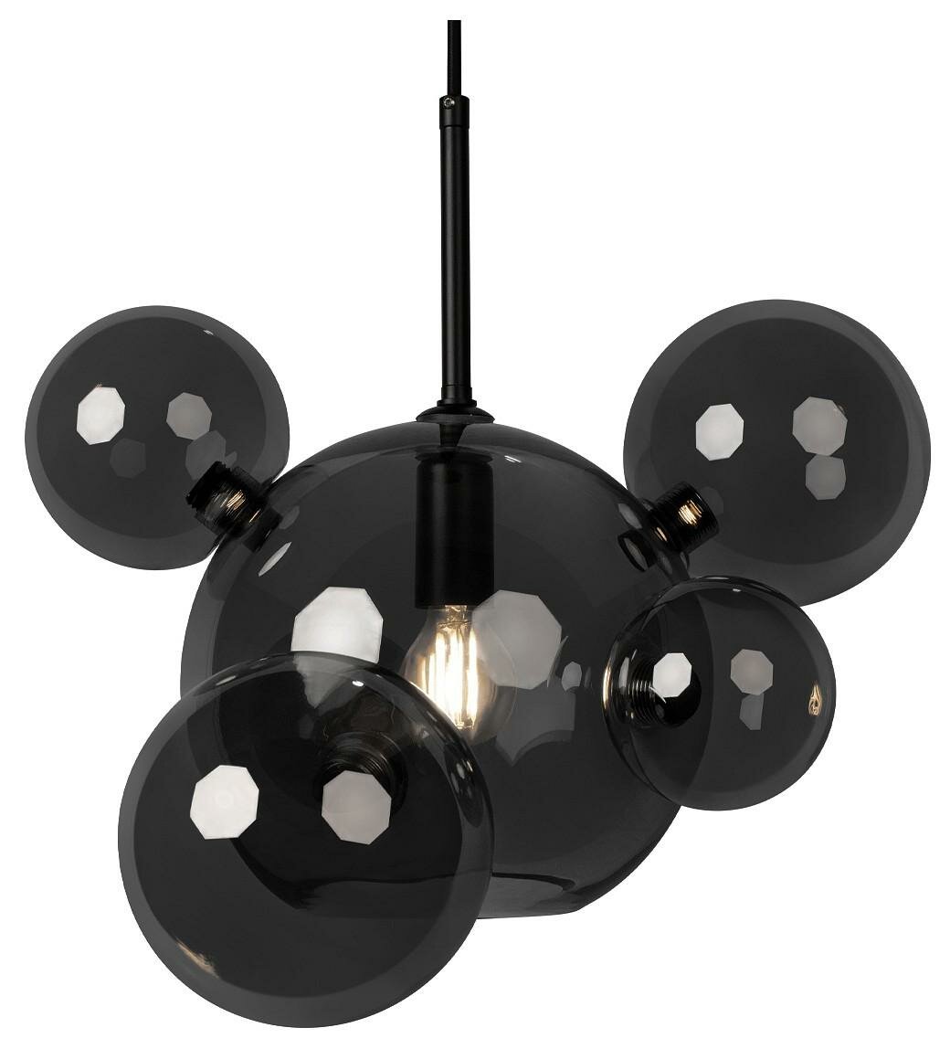 Подвесной светильник Loft it Bolle 2029-P6 mini цвет черный На монтажной пластине Модерн